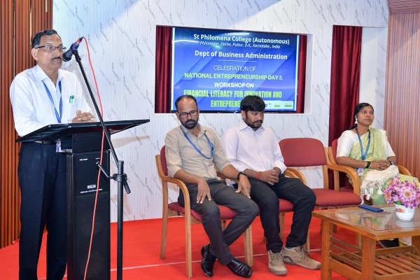 BBA workshop on Impactful Financial and Entrepreneurship | St Philomena ...